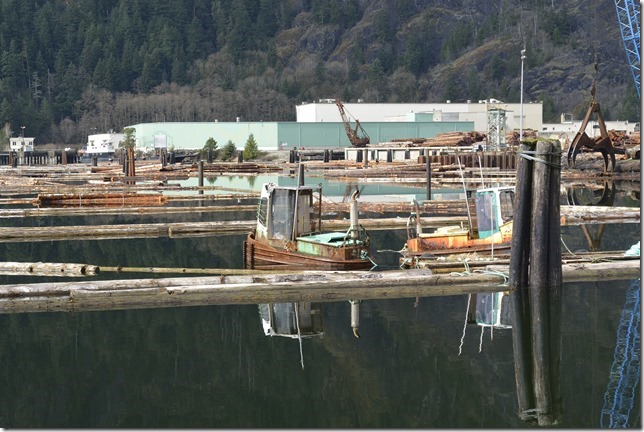 Gold River – log sort | Katherine Bickford